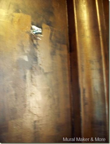 Faux Finish Powder Room – Antique Bronze - Just Paint It Blog